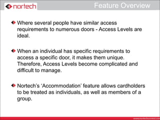 Nortech - 'Accommodation' Feature for Norpass3 | PPT
