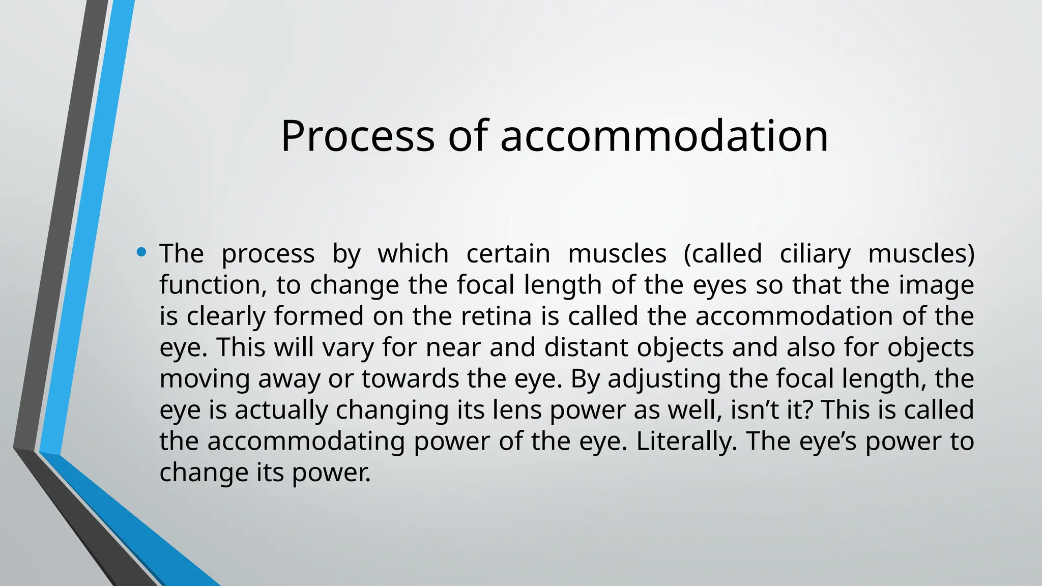 Accommodation power of the eye.......pptx