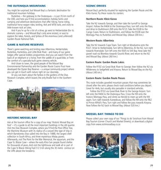 Mossel Bay Accommodation Brochure | PDF