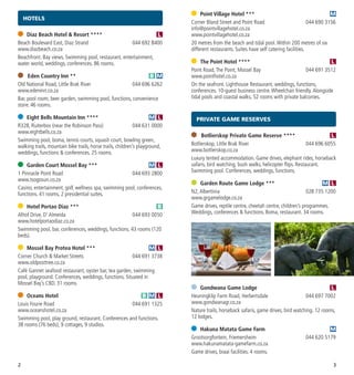 Mossel Bay Accommodation Brochure | PDF