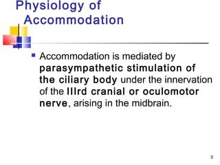 Accommodation: measurement and its anomalies | PPT