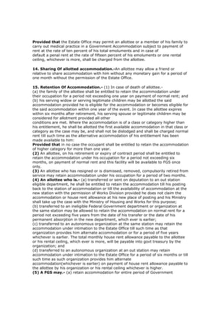 Accommodation Allocation Rules.pdf | Government Support and Welfare | Financial Assistance