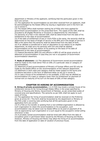 Accommodation Allocation Govt of Pakistan Rules.pdf