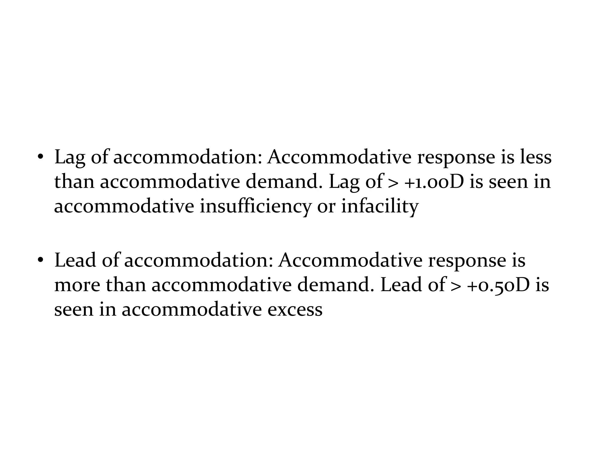 Accommodation and convergence | PPTX