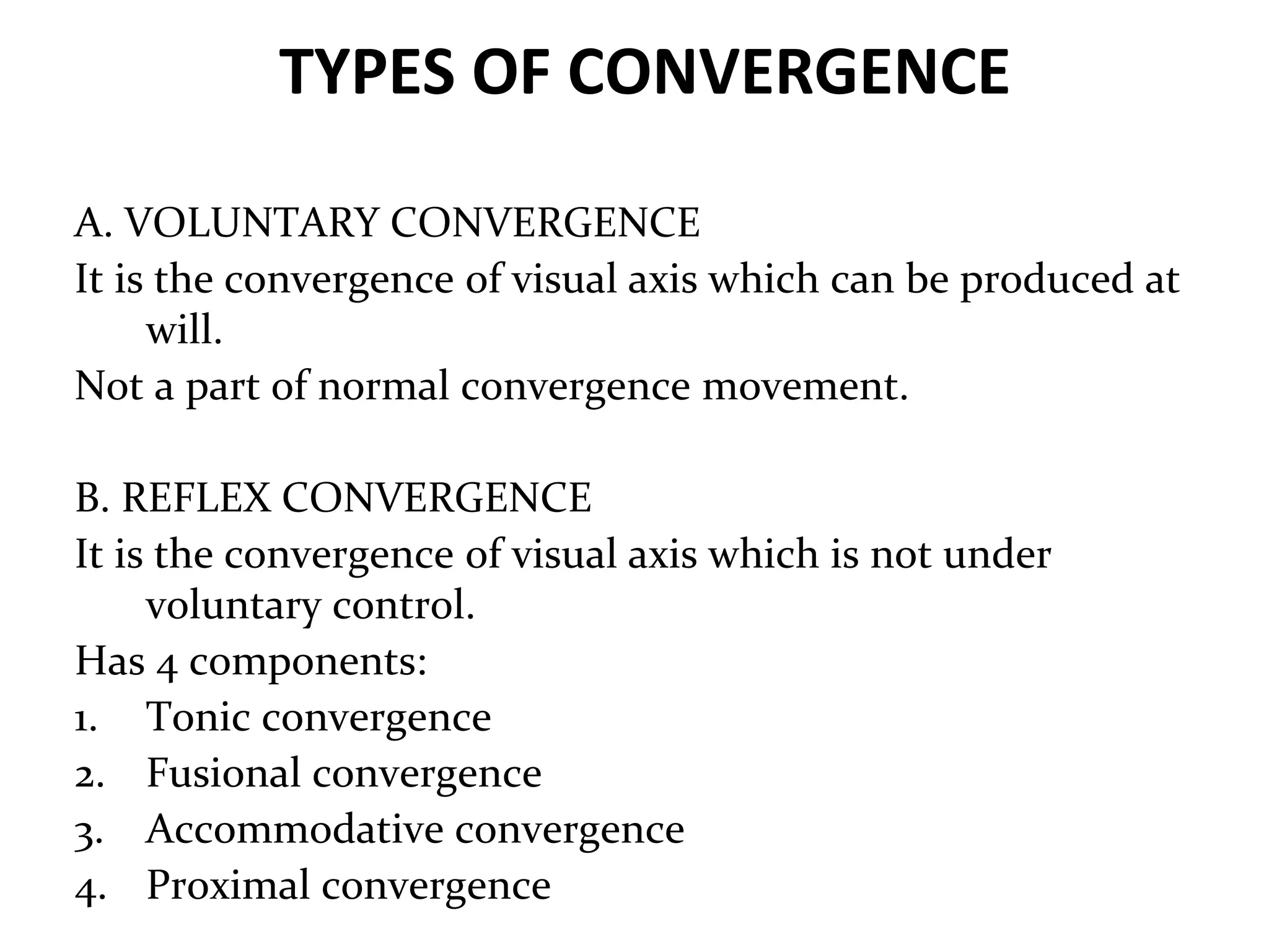 Accommodation and convergence | PPTX