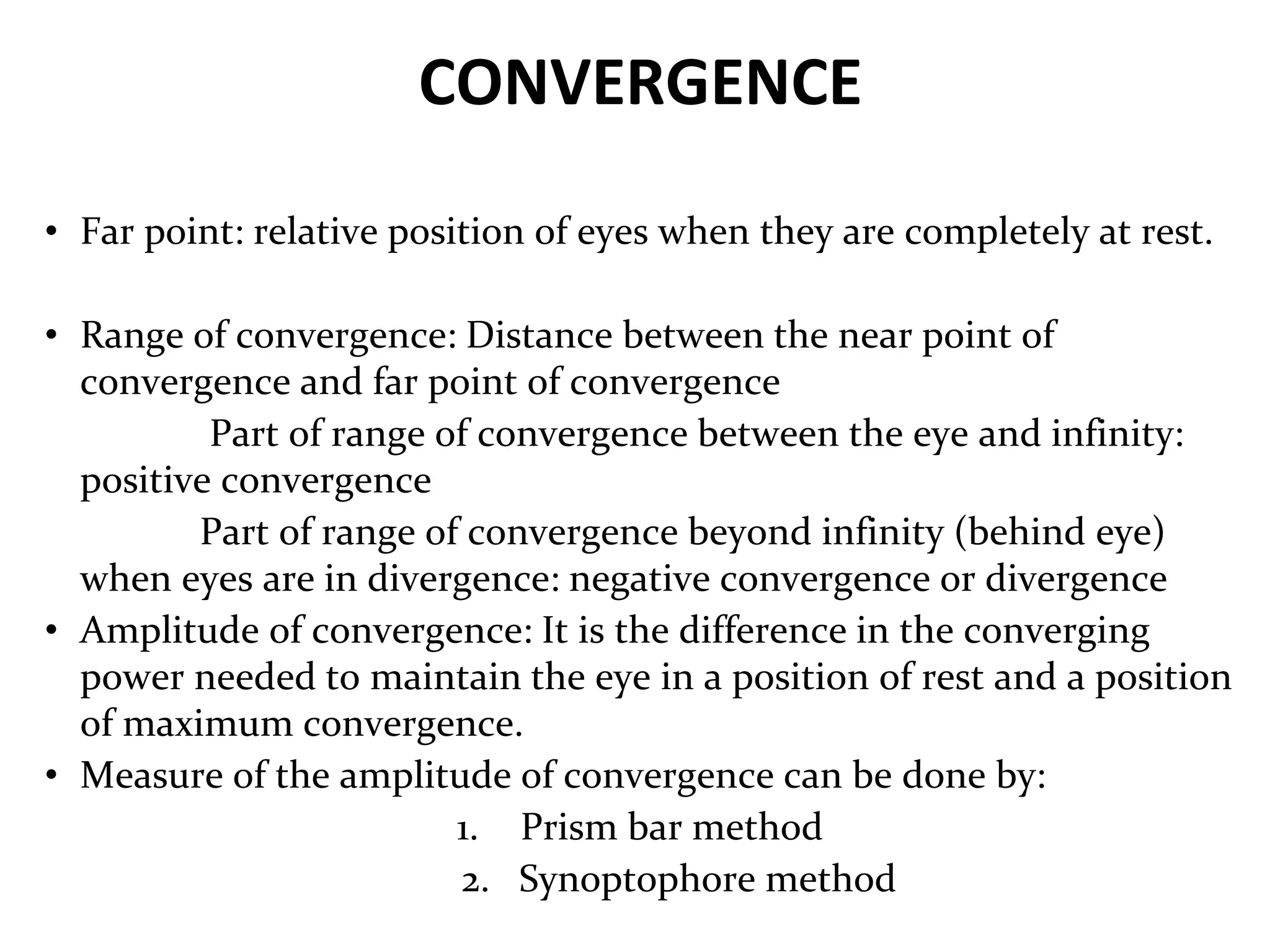 Accommodation and convergence | PPTX