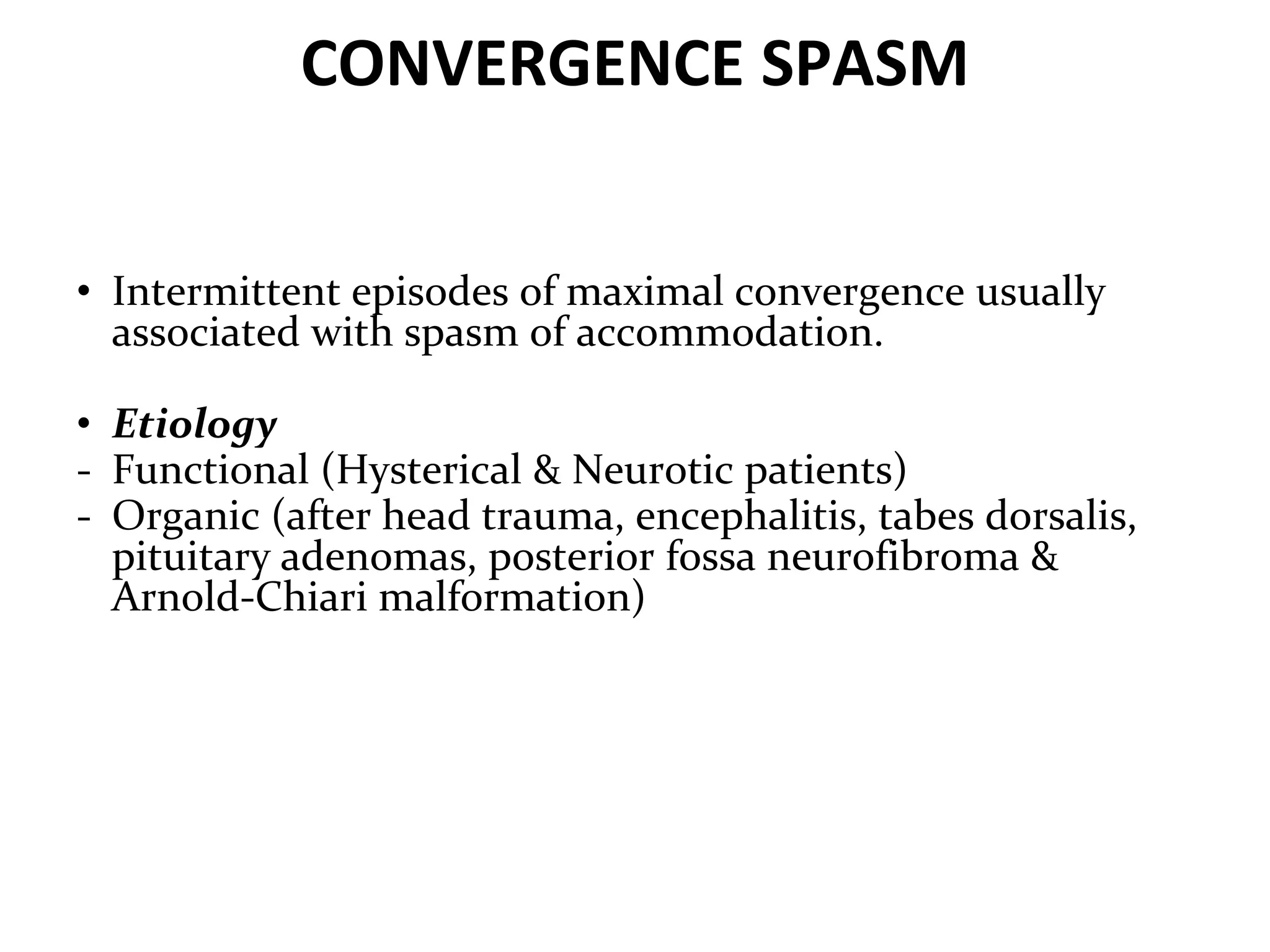 Accommodation and convergence | PPTX