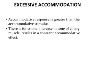 Accommodation and convergence | PPTX