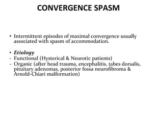 Accommodation and convergence | PPTX