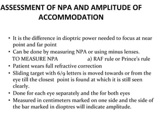 Accommodation and convergence | PPT