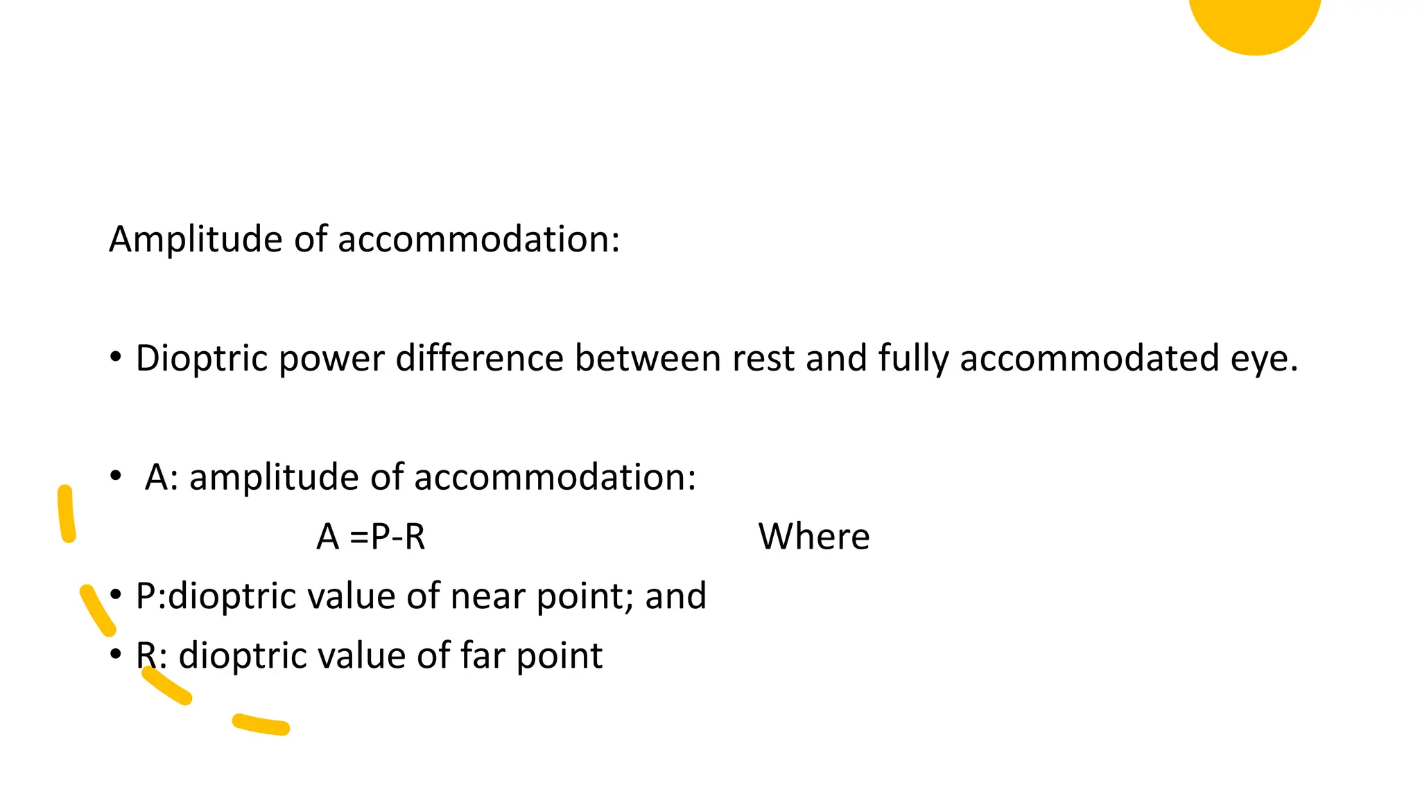 Accommodation and Convergence measurement and types | PPTX
