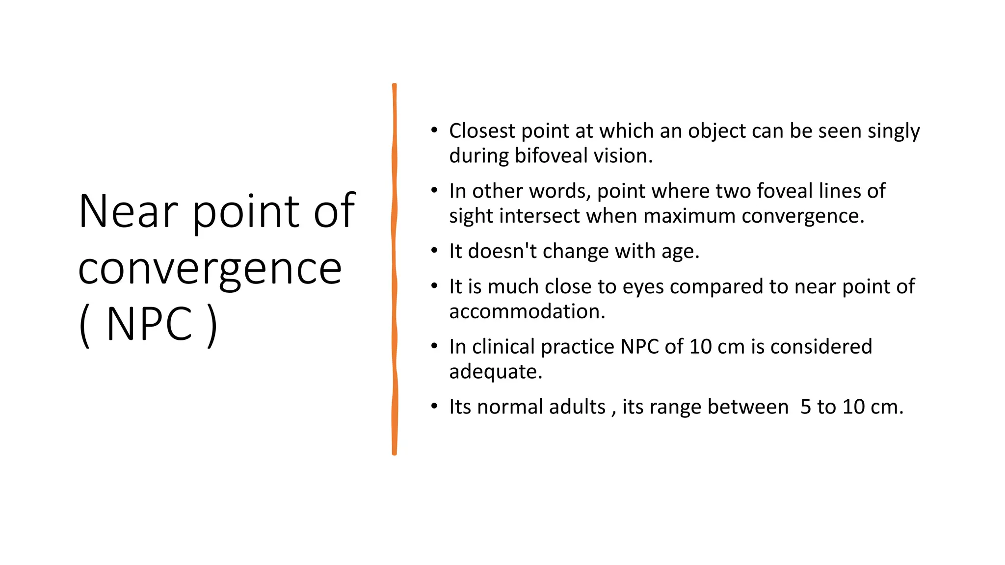 Accommodation and Convergence measurement and types | PPTX