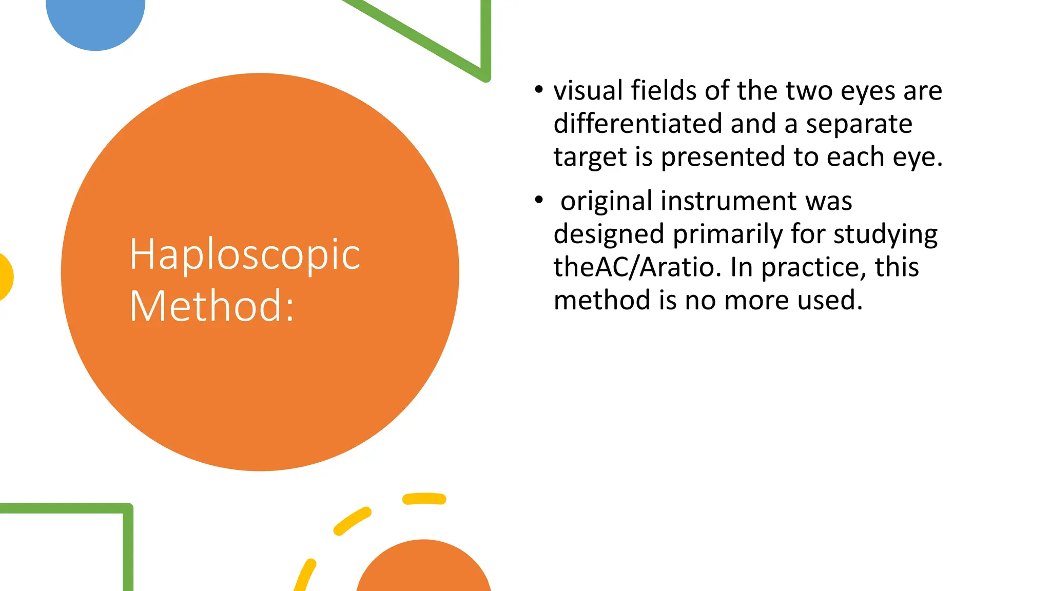 Accommodation and Convergence measurement and types | PPTX
