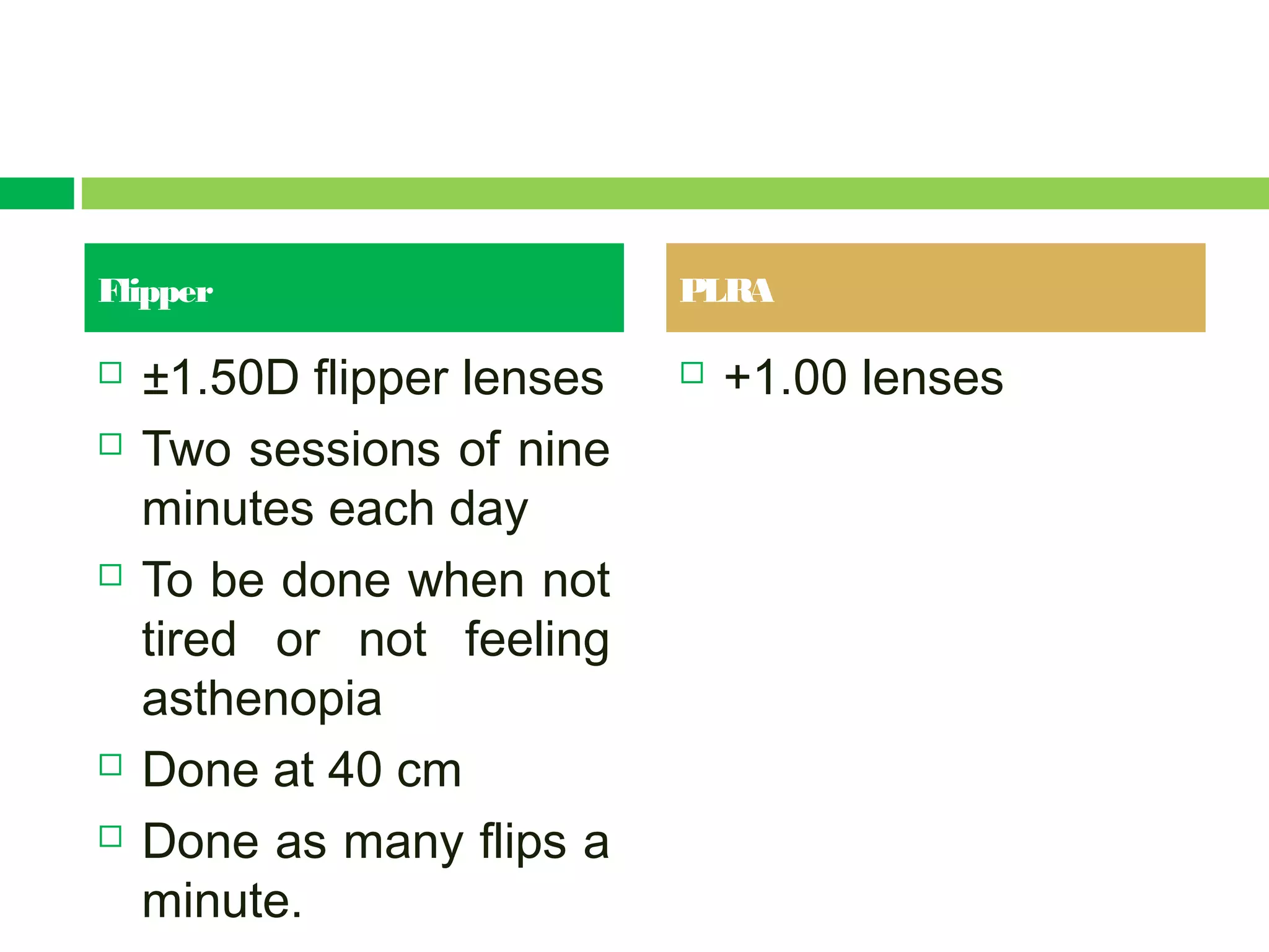 Accommodation insufficiency treatment | PPT