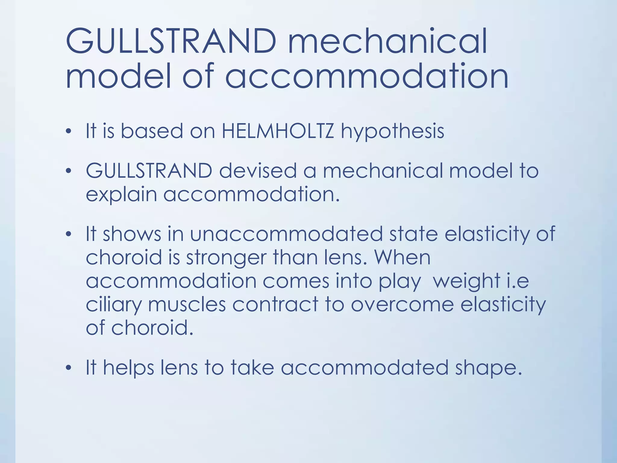 Accommodation of eye | PPTX