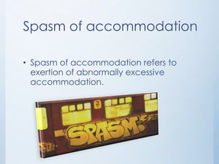 Accommodation of eye | PPTX