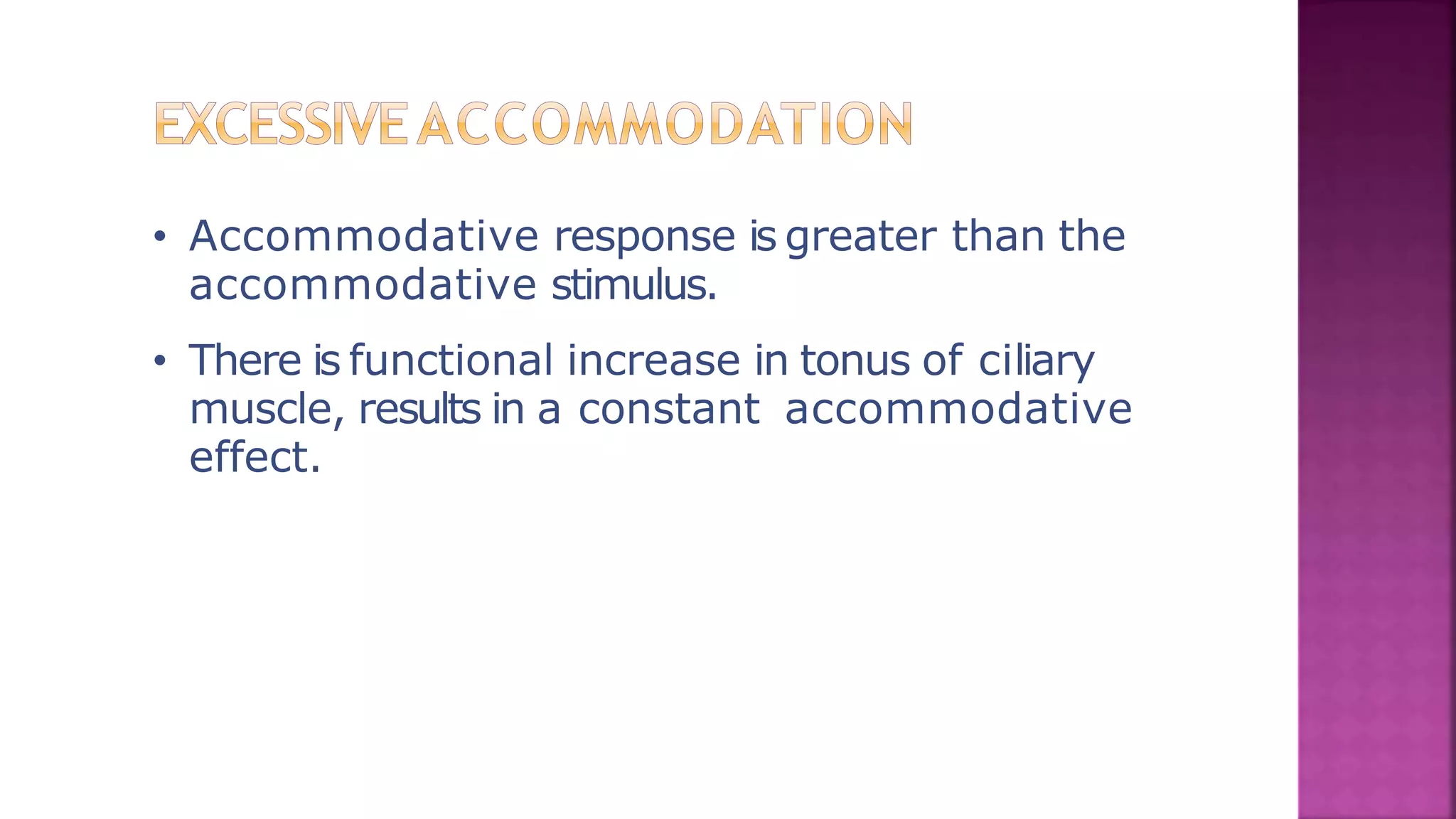 Accommodation reflex opthamalogy mbbs pptx slides | PPTX