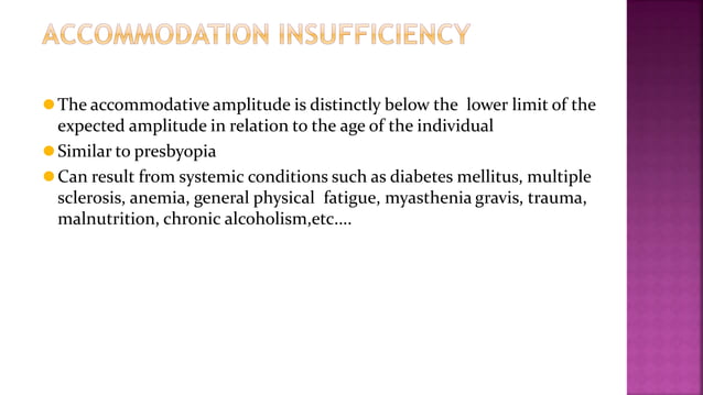 Accommodation reflex opthamalogy mbbs pptx slides | PPTX