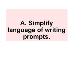 ACCOMMODATIONS-writing and reading English Major | PPT