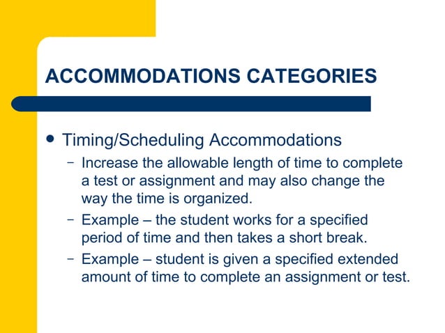 Accommodations vs. modifications | PPT