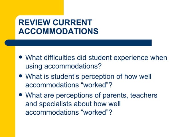 Accommodations vs. modifications | PPT