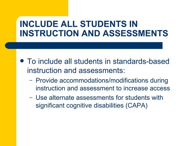 Accommodations vs. modifications | PPT