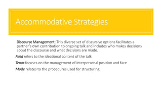 Accommodation Theory in Sytlistic | PPT