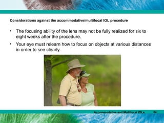 Accommodative and multifocal intraocular lenses | ODP