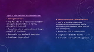 Accommodative ET | PPTX | Eye and Vision Conditions | Diseases and ...