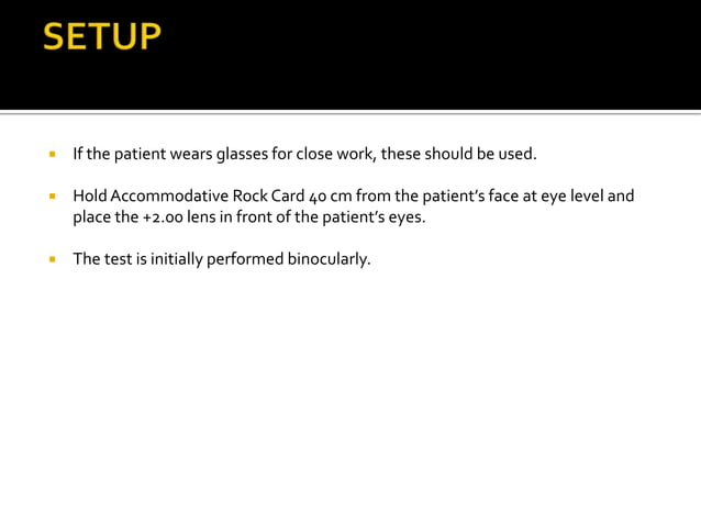 Accommodative Facility Testing.pptx | Eye and Vision Conditions ...