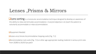 ACCOMMODATIVE VISION THERAPY Jasmin modi | PPTX