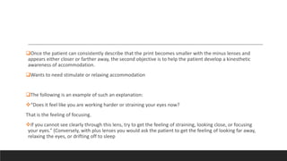 ACCOMMODATIVE VISION THERAPY Jasmin modi | PPTX