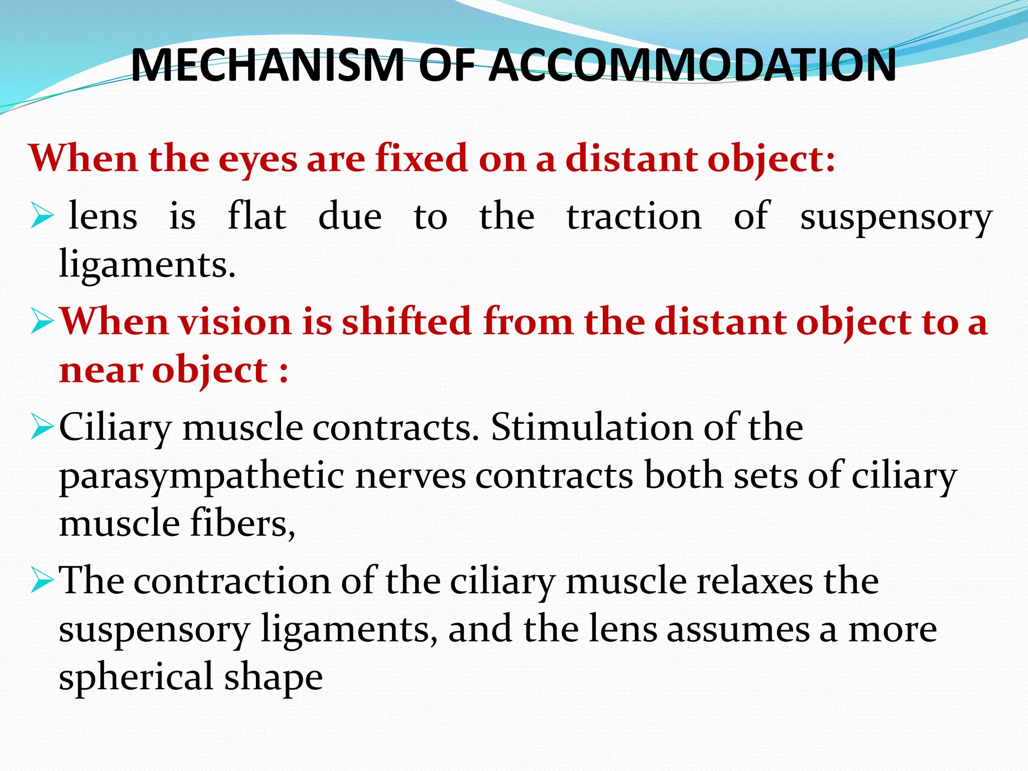 Accomodation reflex | PPTX