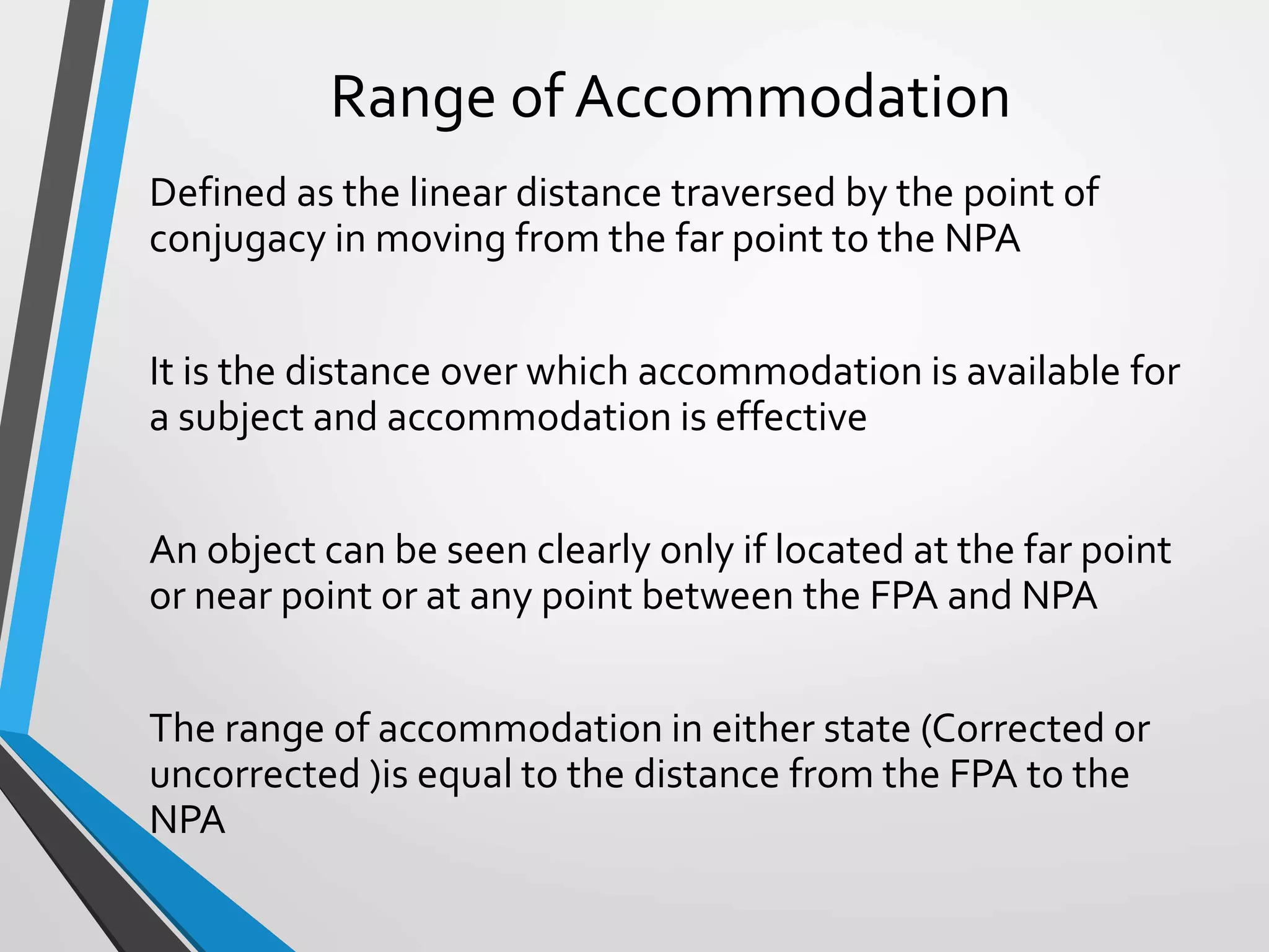 Accommodation: Theories and Mechanism | PPTX