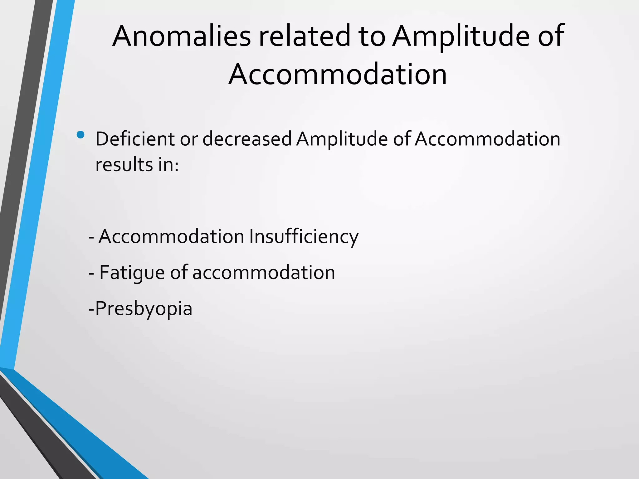 Accommodation: Theories and Mechanism | PPTX