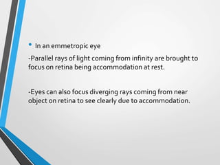 Accommodation: Theories and Mechanism | PPTX