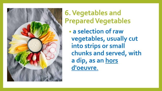 ACCOMPANIMENT OF APPETIZERS L4.pptx | Healthy Cooking and Eating | Food ...