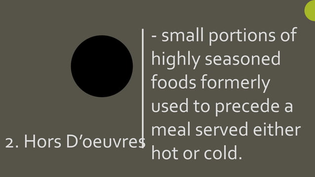 ACCOMPANIMENT OF APPETIZERS L4.pptx | Healthy Cooking and Eating | Food ...