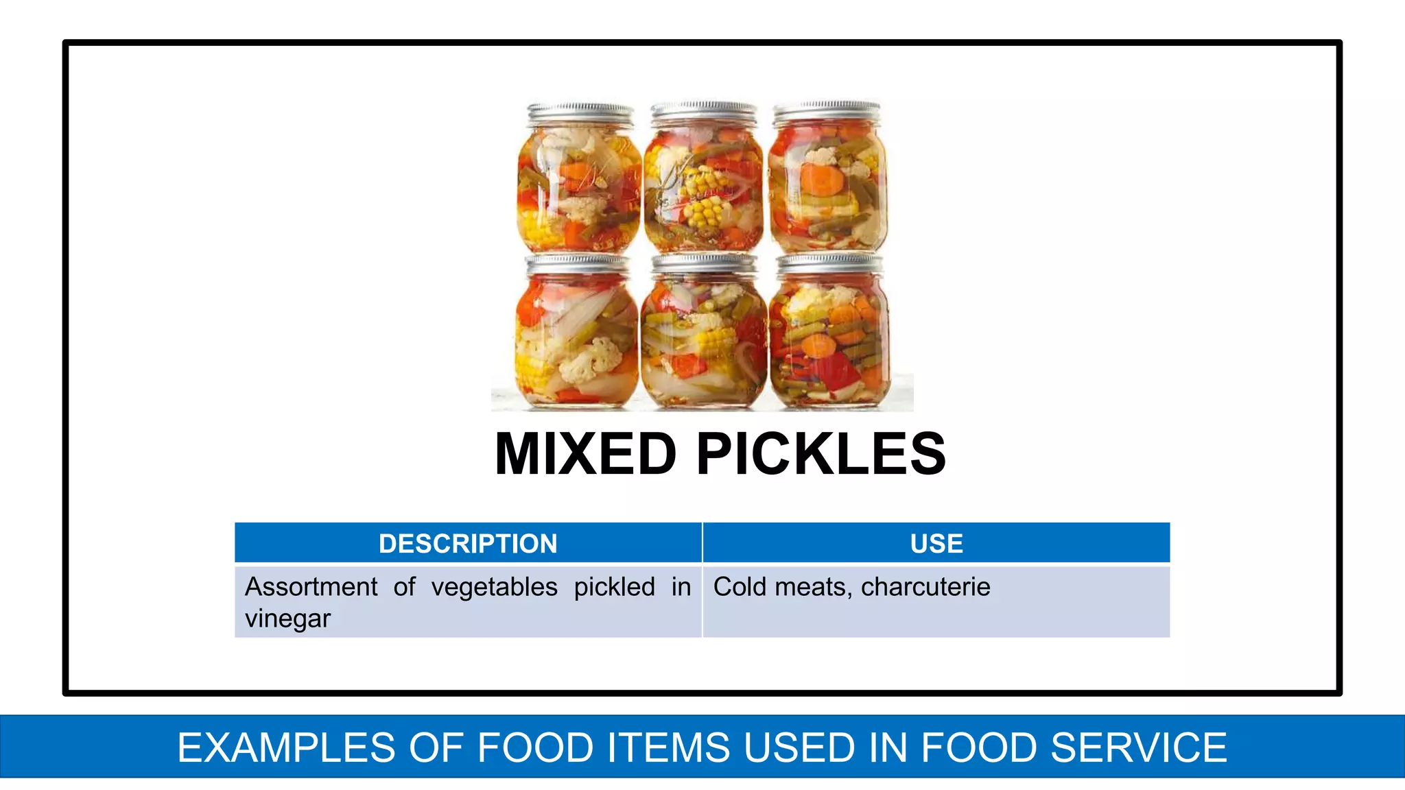 Food and Beverage Services: Accompaniments | PPTX