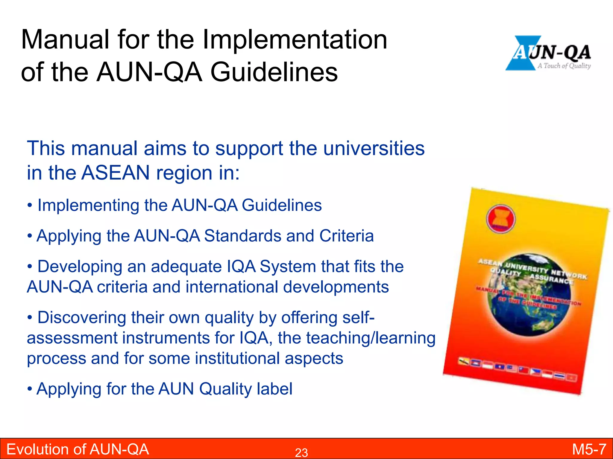 Guideline AUN QA | PPTX