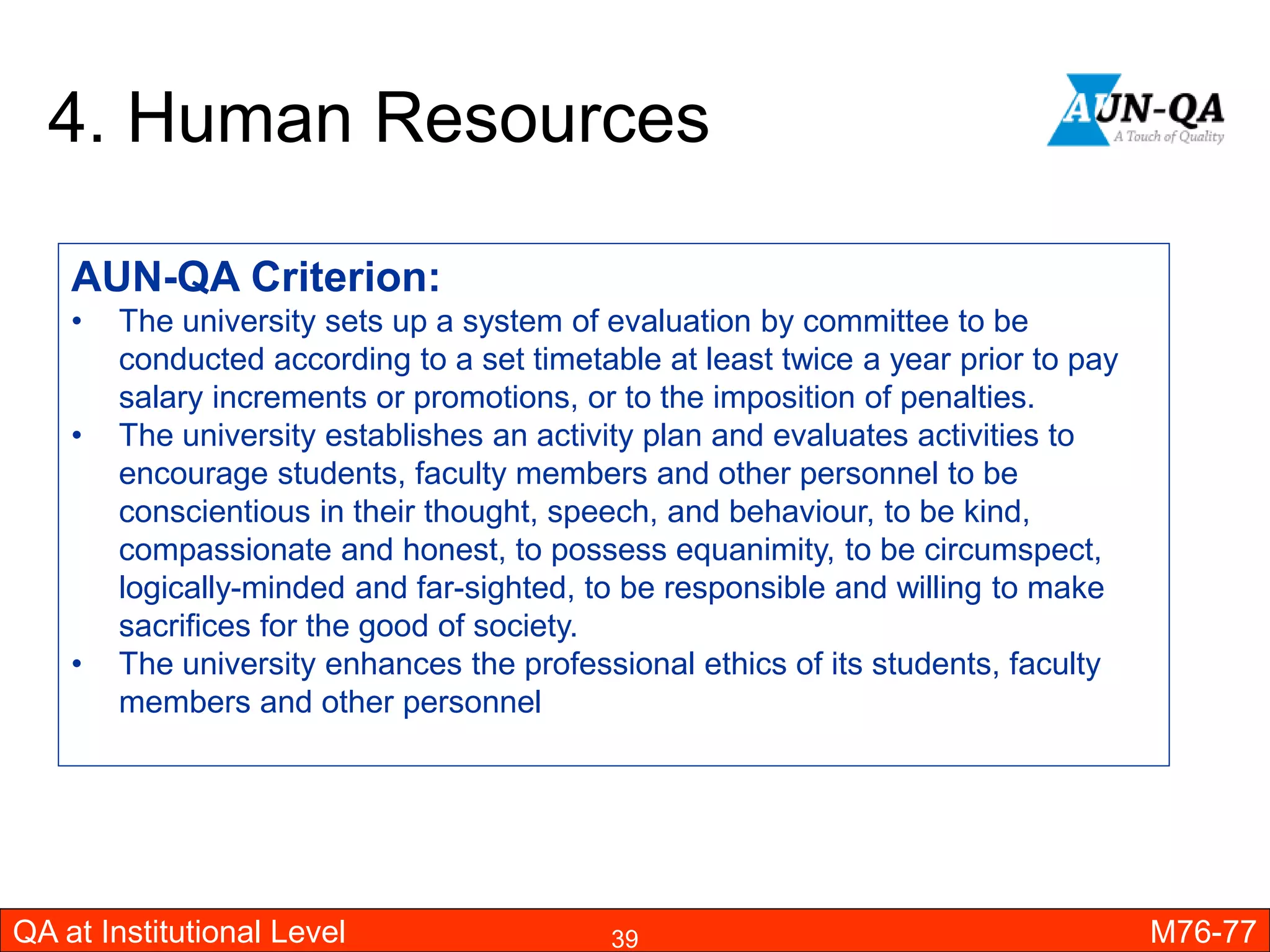 Guideline AUN QA | PPTX