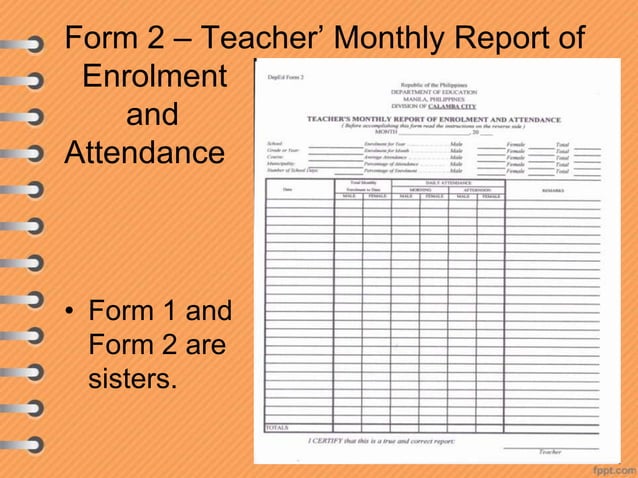 Accomplishing school forms | PPTX | Educational Assessment | Education