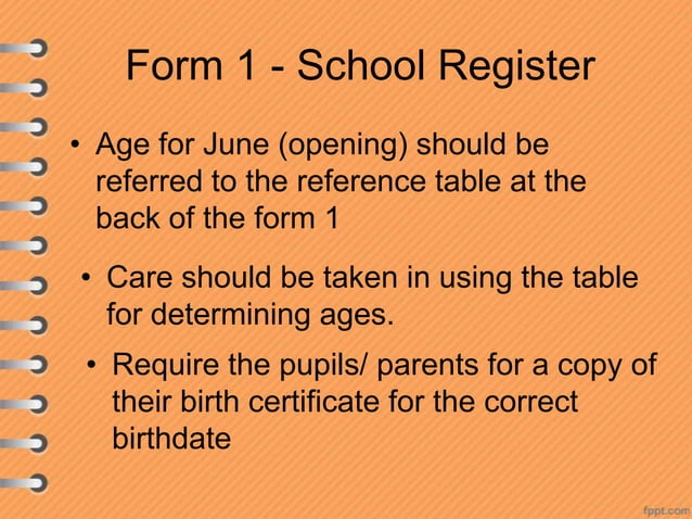 Accomplishing school forms | PPTX | Educational Assessment | Education