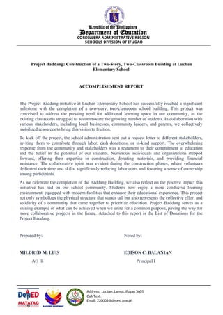 Accomplishment Report of the MOA signing conducted in the school.docx