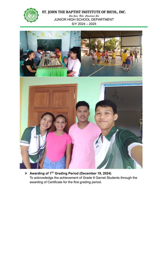 Accomplishment Report 2024 2025syvf Docx