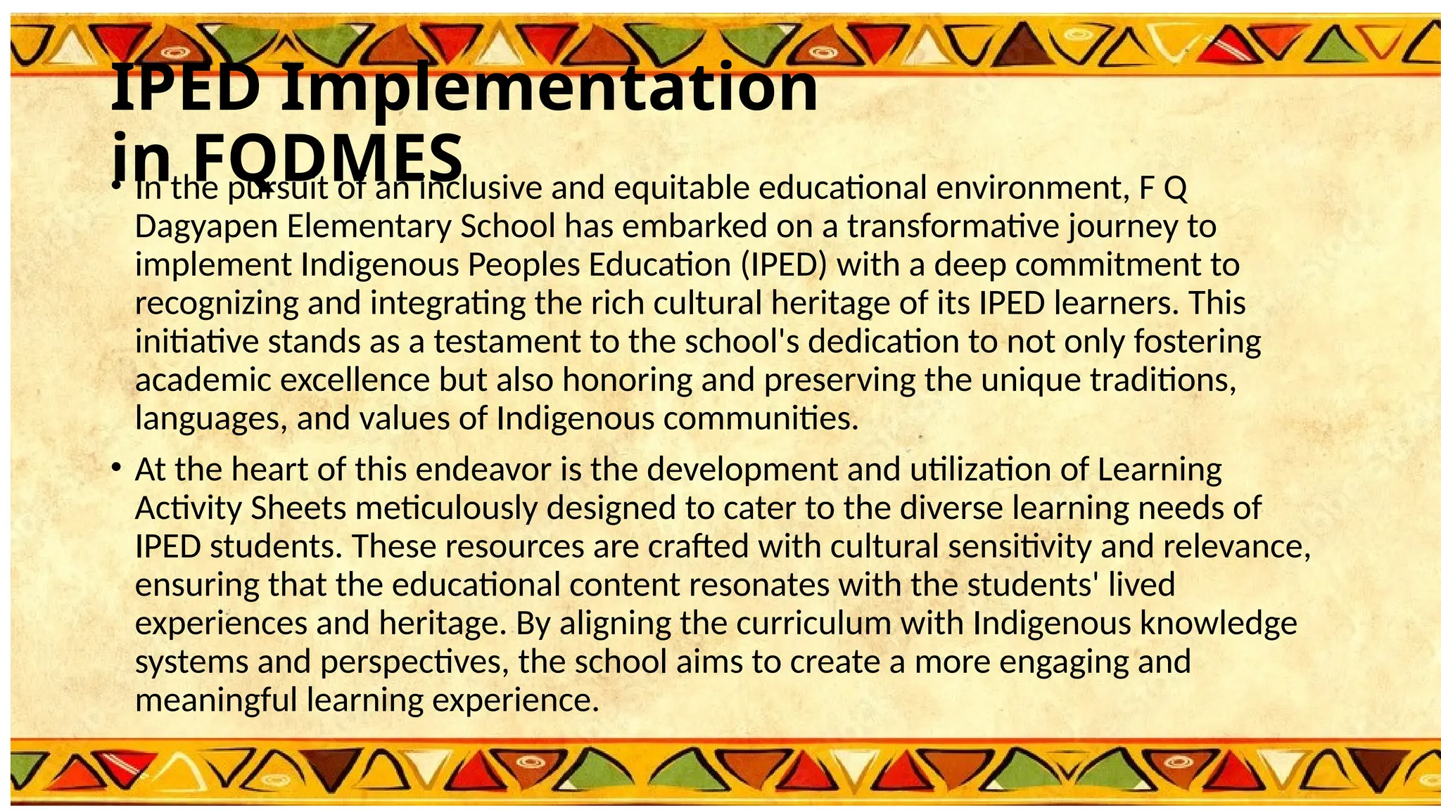 Accomplishment Report_IPED.pptx It is a Data for IPED rEPORT | PPTX