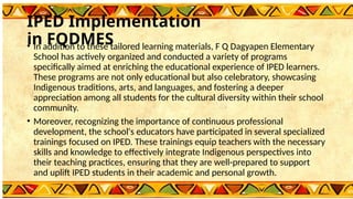 Accomplishment Report_IPED.pptx It is a Data for IPED rEPORT | PPTX