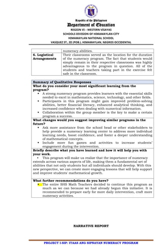 Accomplishment Report_Numeracy Program.docx