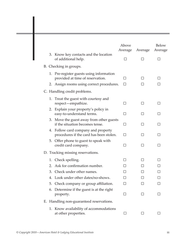 Front Office Training Manual | PDF