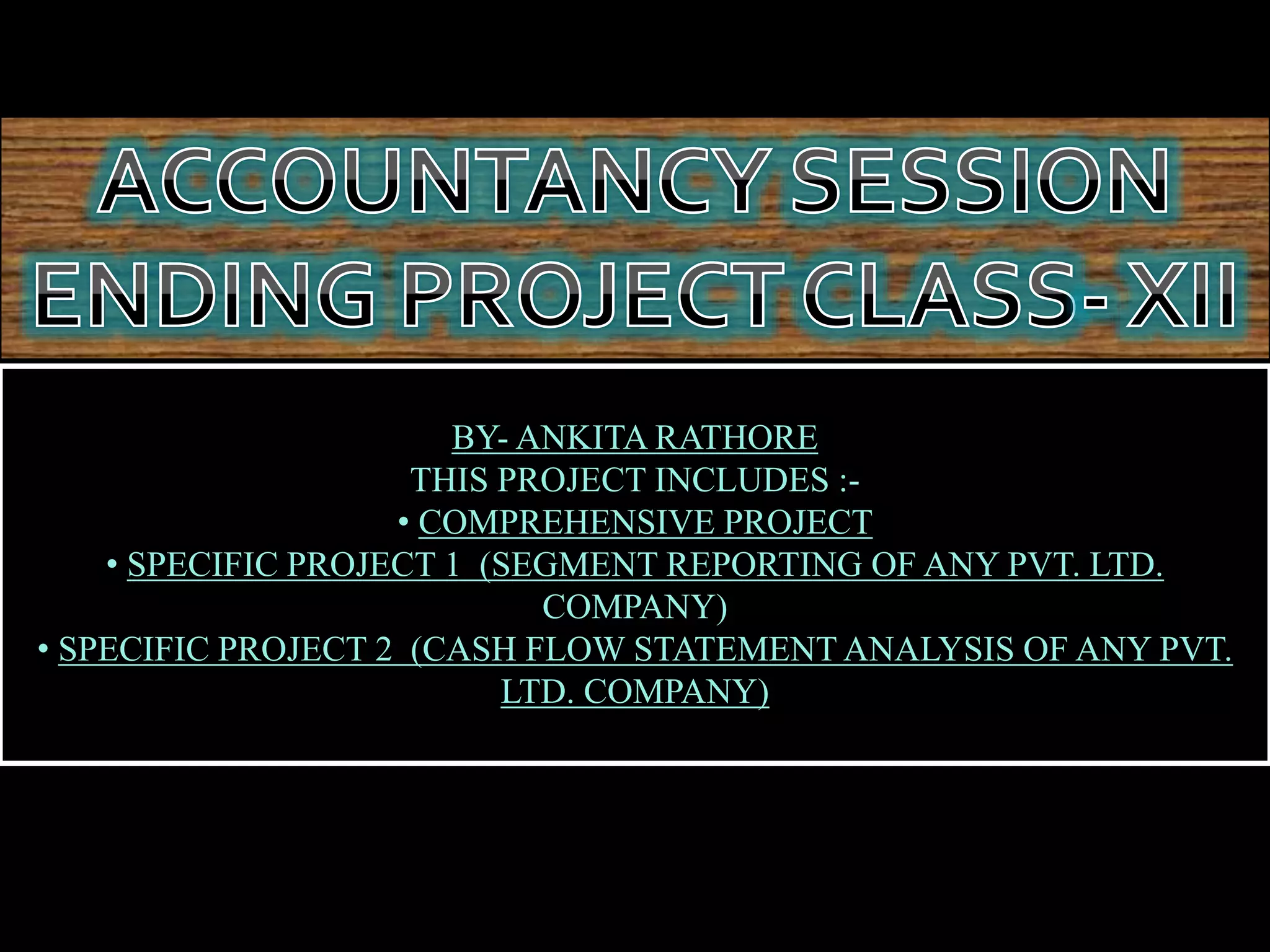 Solved CBSE Class 12 Accountancy project| Accountancy Project | Session ...